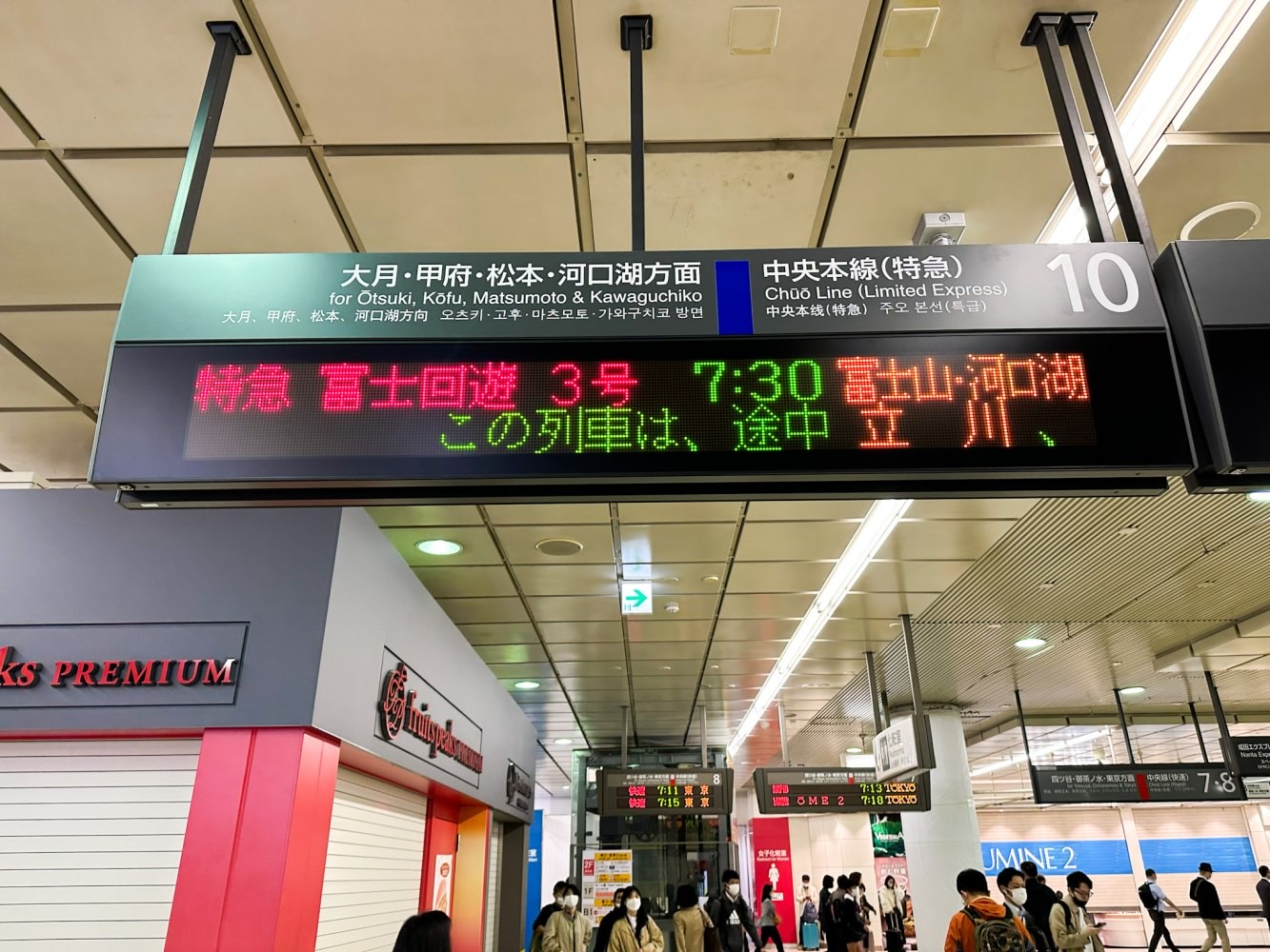 [日本交通]富士回遊號特急列車 FUJI EXCURSION~新宿直達河口湖只要2小時｜列車舒適提供插座 河口湖周邊景點介紹｜一日來回河口湖 ...